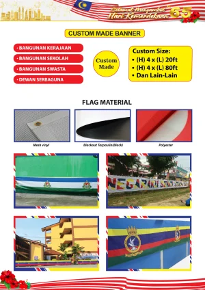 Custom Made Flag 004 - EDU FLAG – Custom Flags & Quality Printing in ...