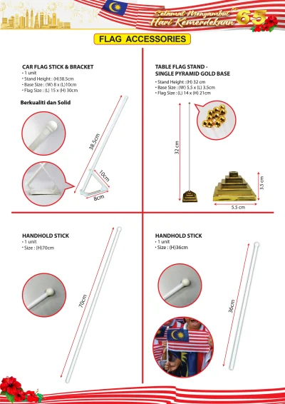 Flag Accessories 002 - EDU FLAG – Custom Flags & Quality Printing in Malaysia